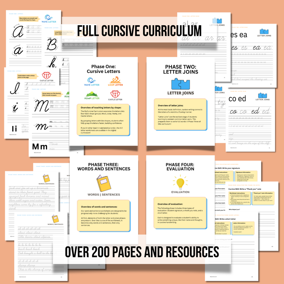 Full Cursive Curriculum – MyCursive