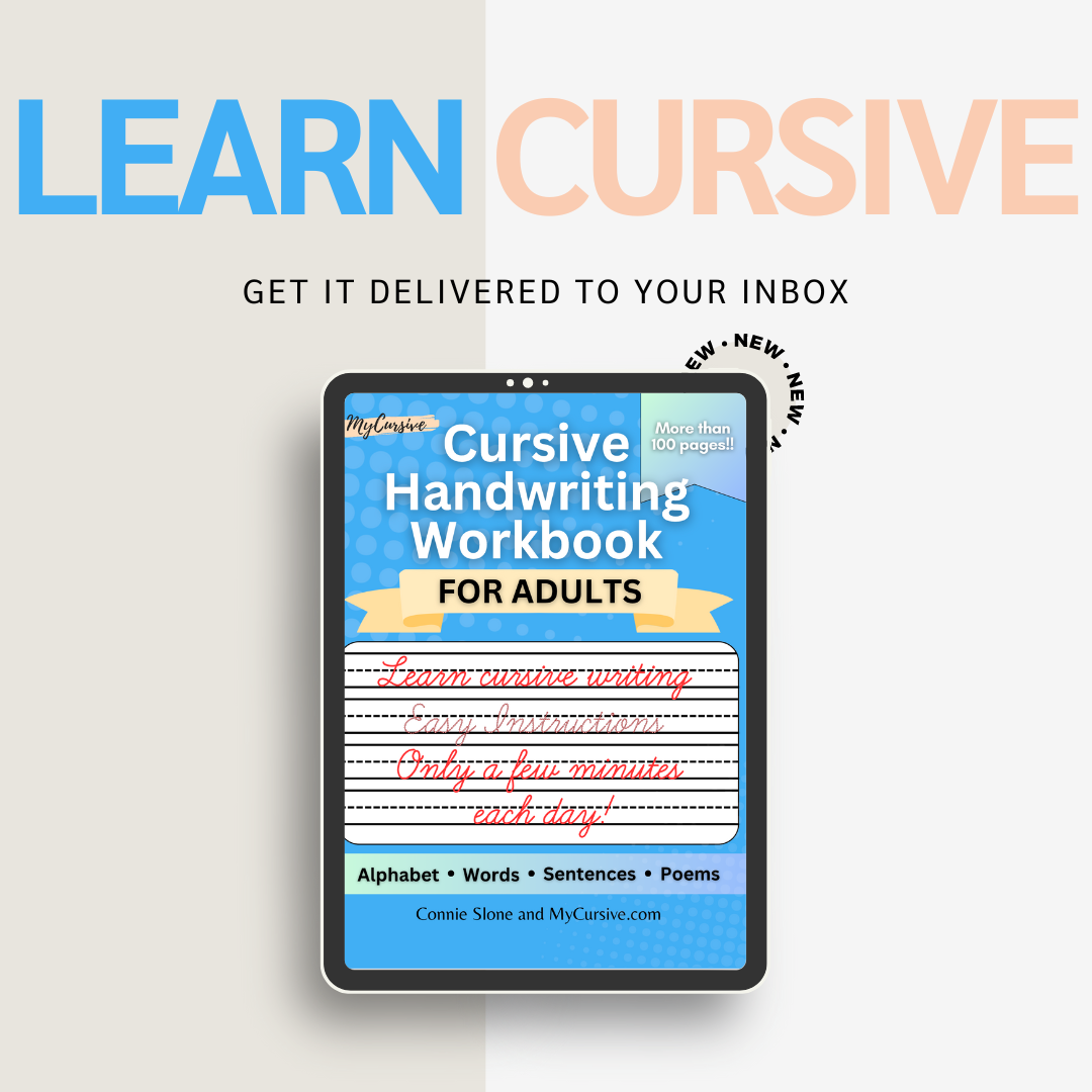 Cursive for Teens and Adults (Bundle!) – MyCursive